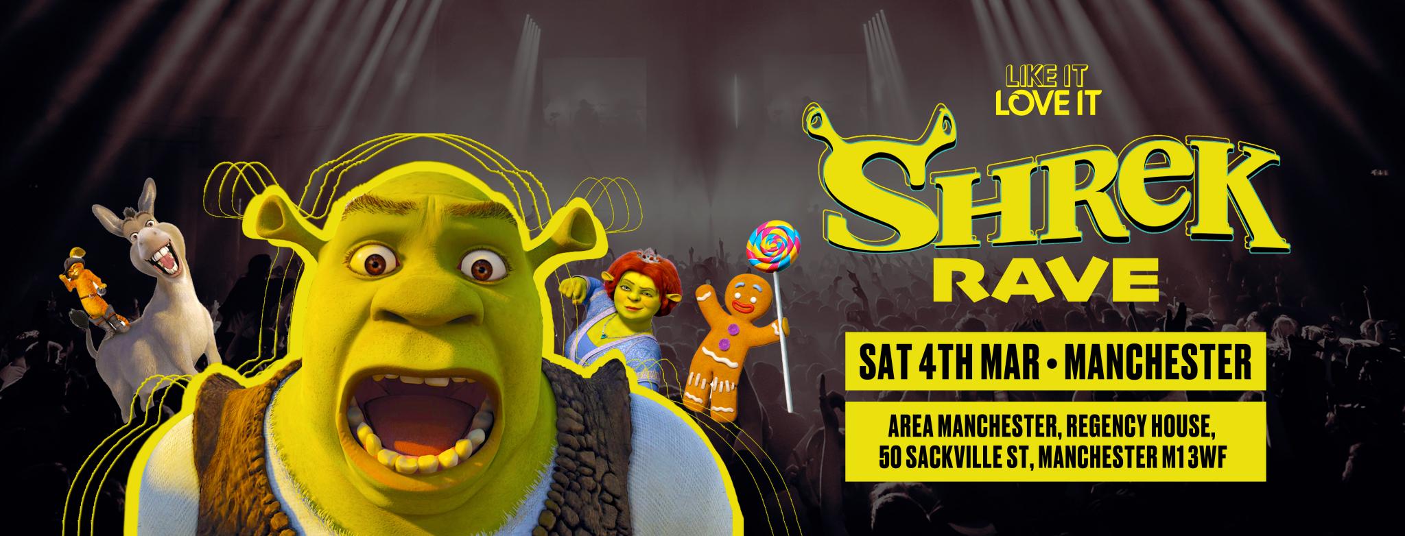Shrek Rave – Manchester | The Brunch Club