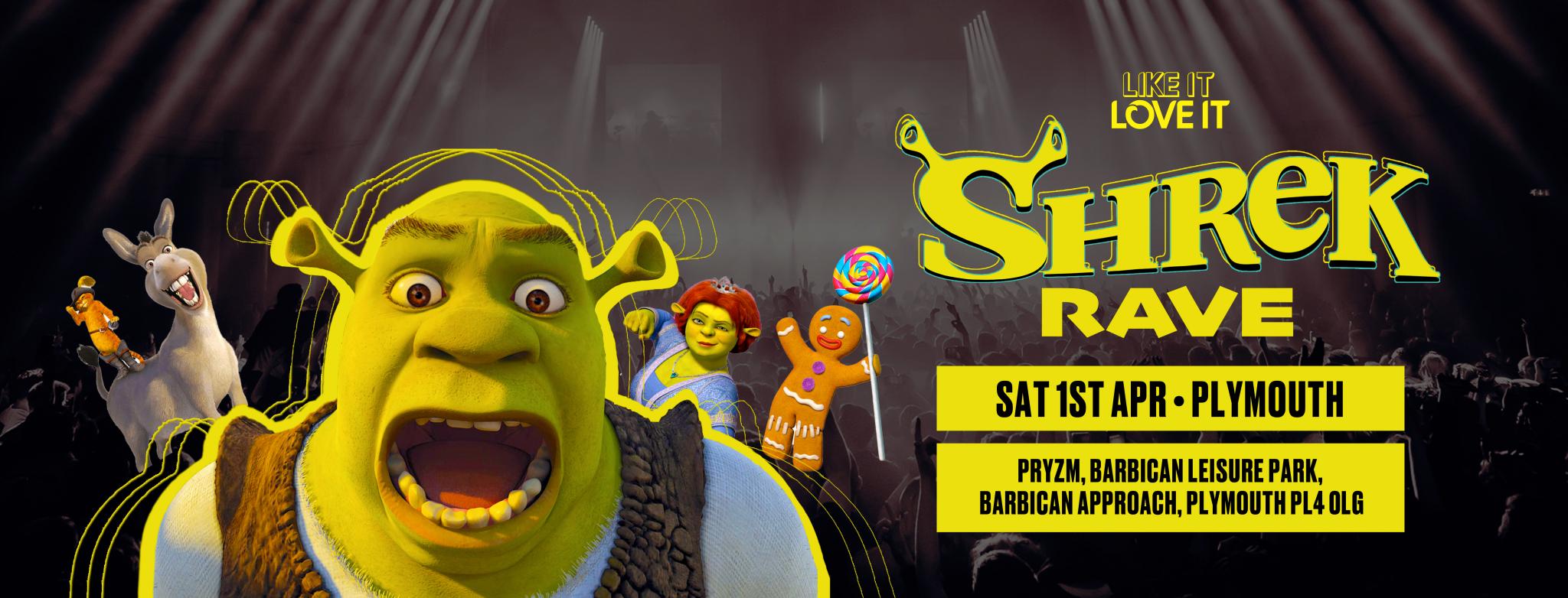 Shrek Rave – Plymouth | The Brunch Club
