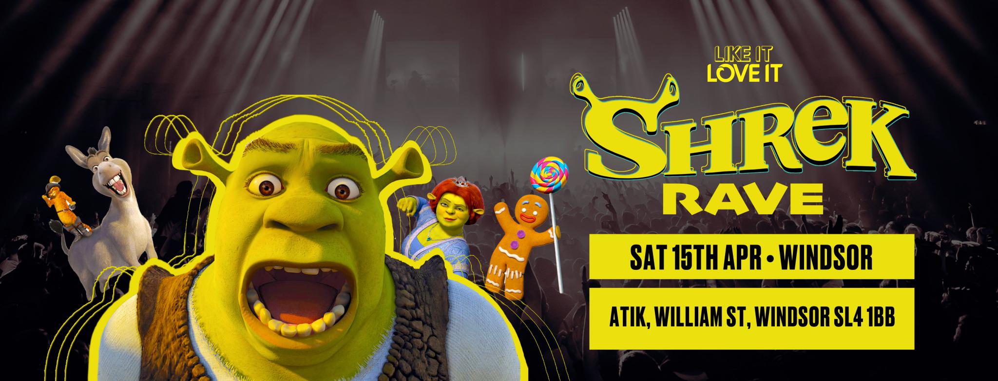 Shrek Rave – Windsor | The Brunch Club