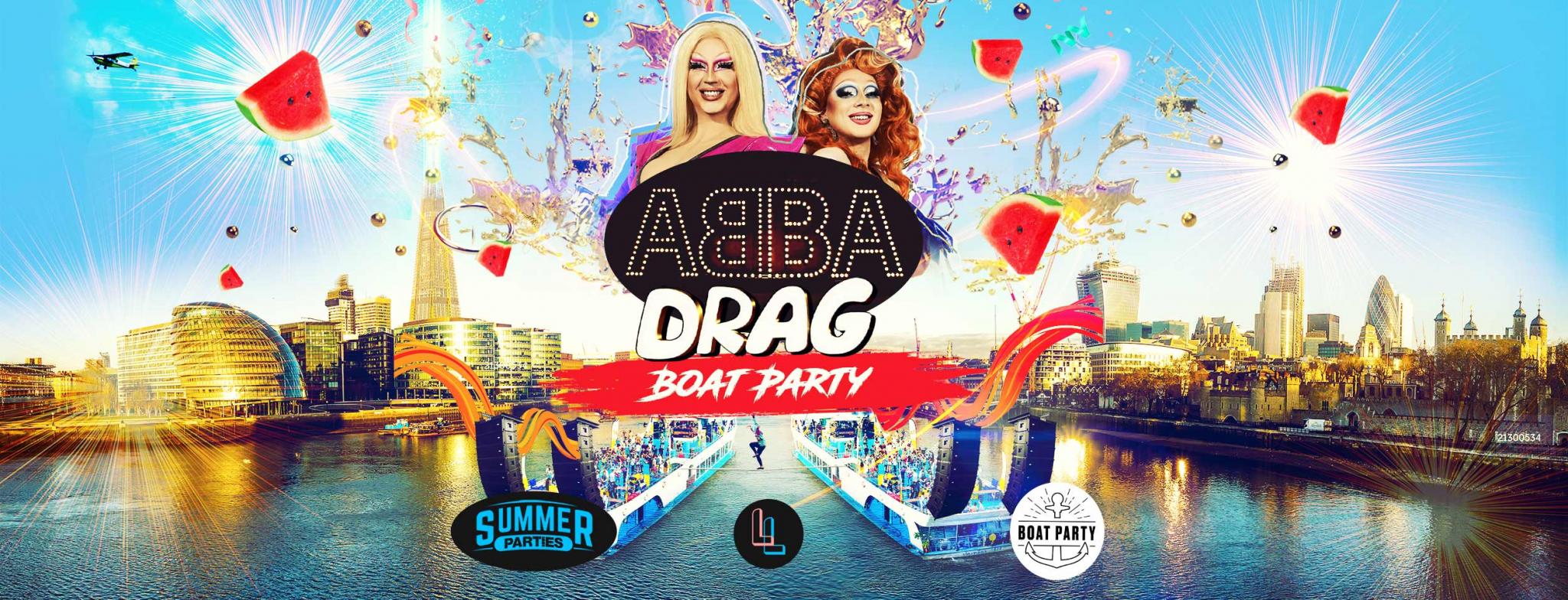 ABBA Drag Summer Boat Party – London | The Brunch Club
