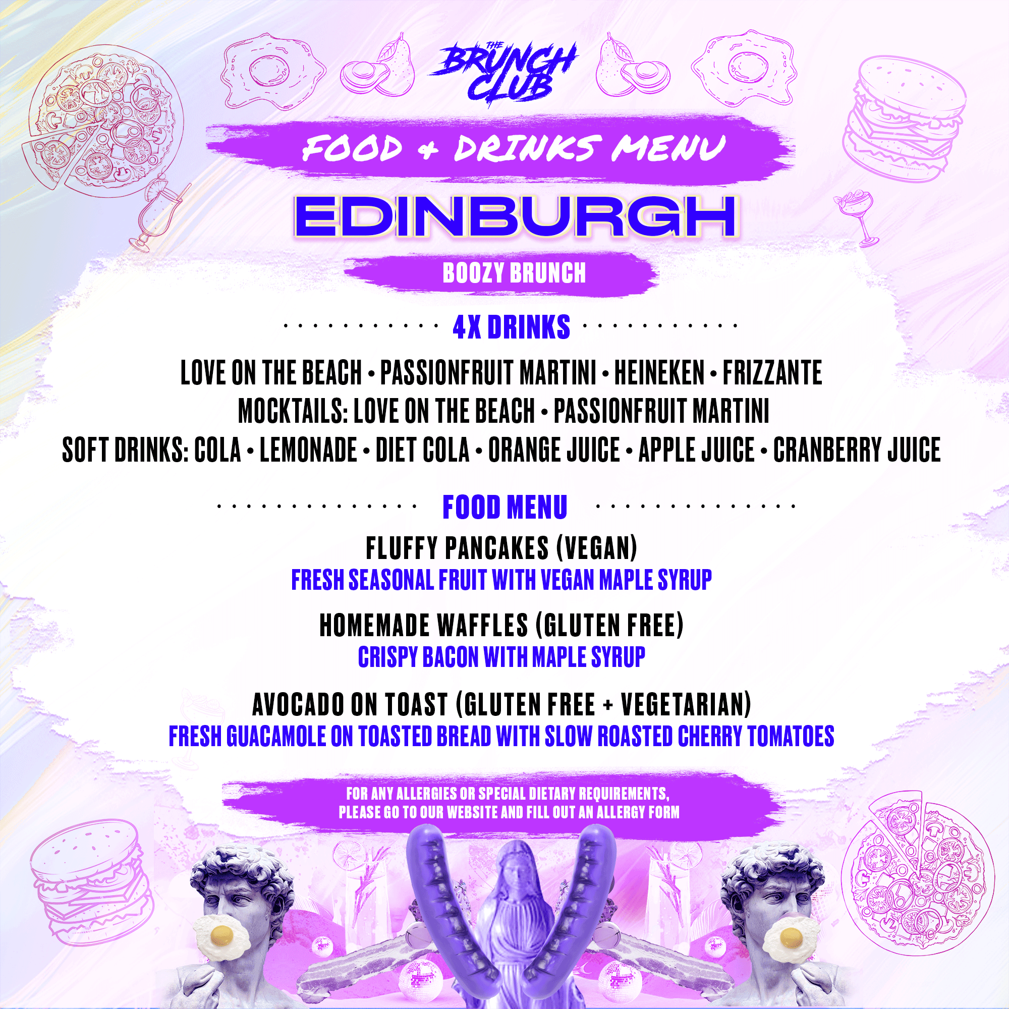 Pop Icons Drag Boozy Brunch – Edinburgh | The Brunch Club