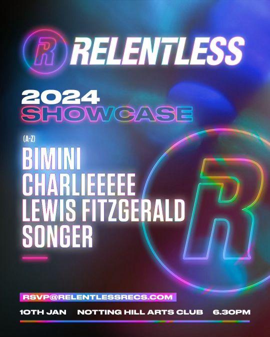 RELENTLESS SHOWCASE – Notting Hill Arts Club