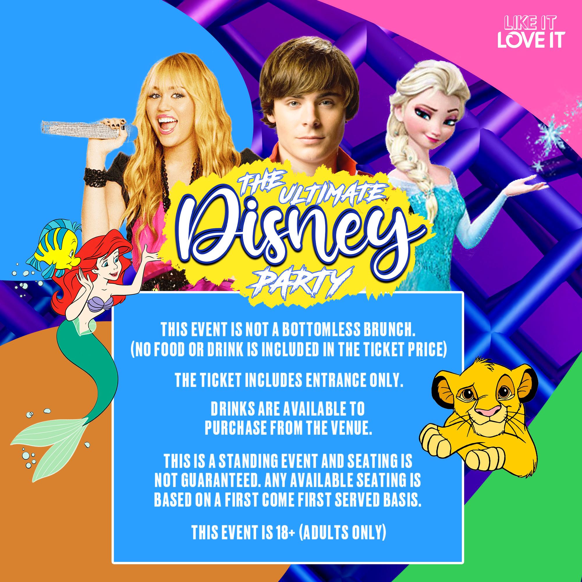 The Ultimate Disney Party – Nottingham | The Brunch Club